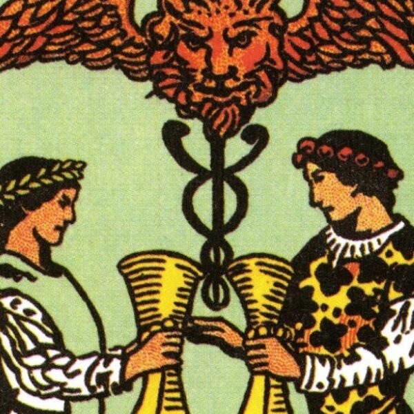 Two of Cups tarot card meaning, symbolism & more