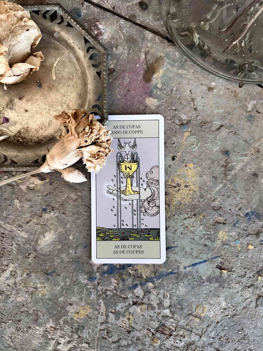 Ace of Cups tarot card meaning, symbolism & more