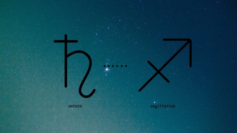 Saturn in Sagittarius in the Birth Chart